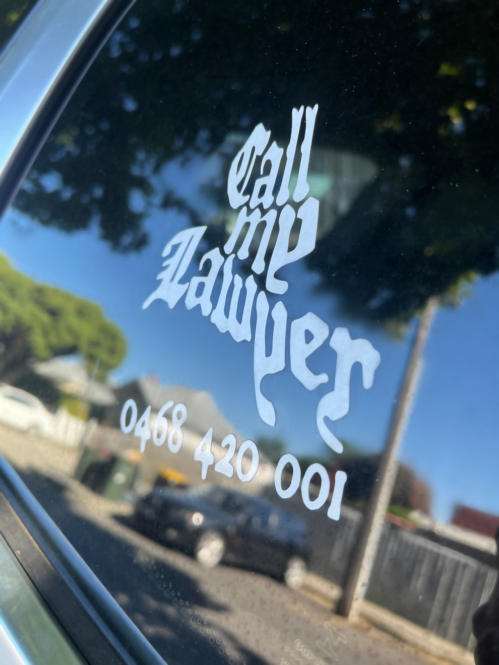 Call My Lawyer Sticker – Burn City Legal